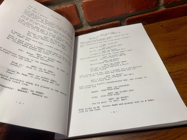Toy Story Signed Autographed Script Full Screenplay Full Script Reprint ...