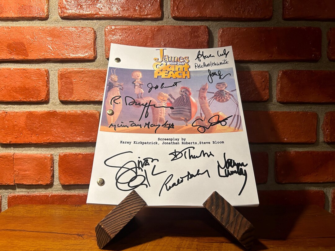 James and the Giant Peach (1996) Signed Script REPRINT Selick ...