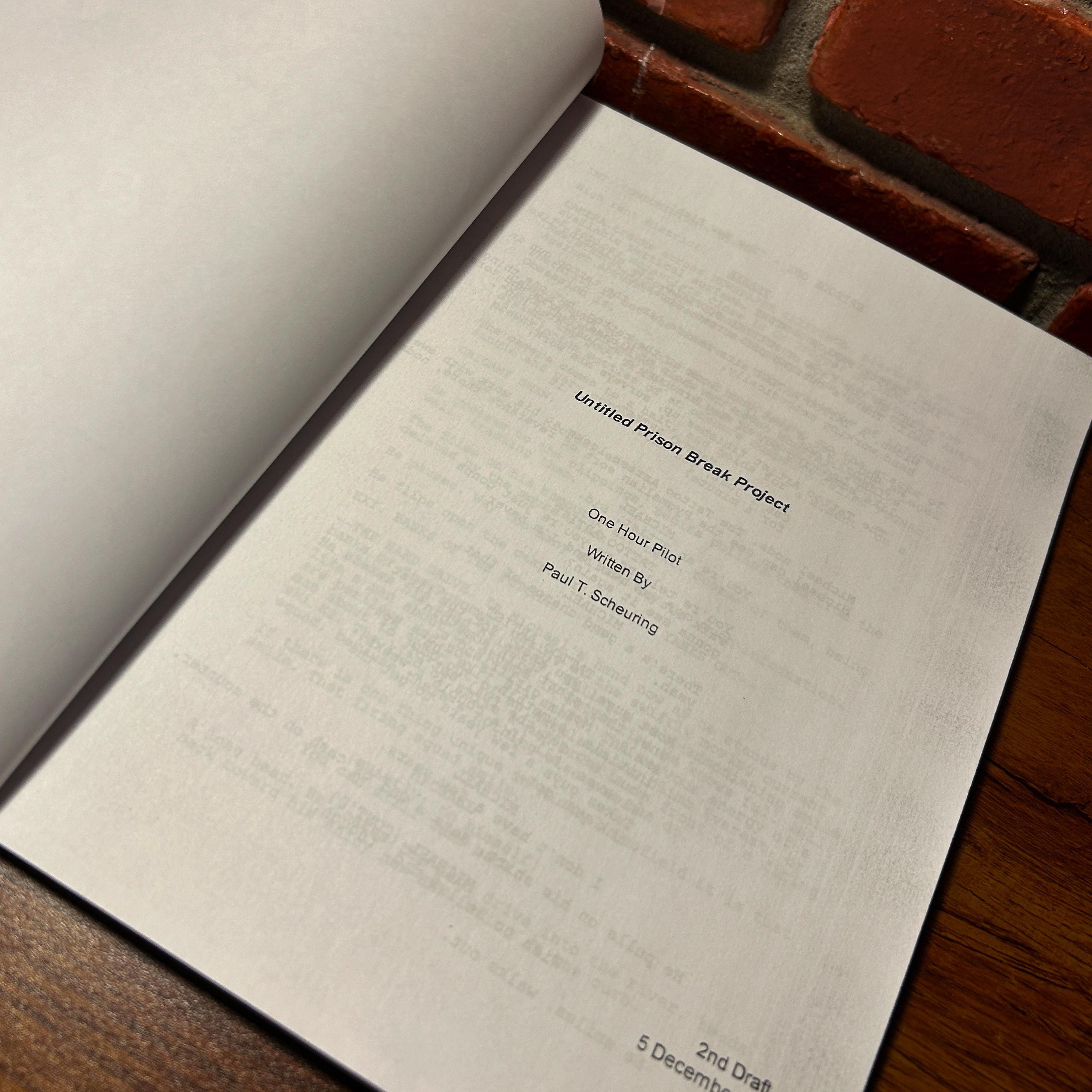 Prison Break TV Show Pilot Episode Cast Signed Autographed Script Full ...