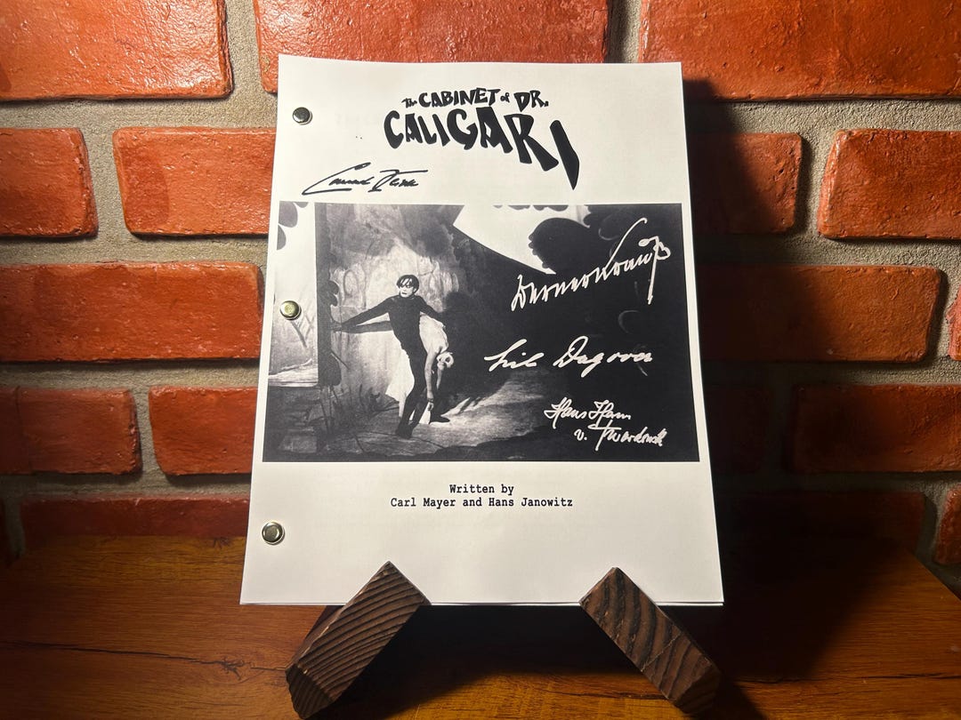 The Cabinet of Dr. Caligari (1920) | German Expressionist Script ...