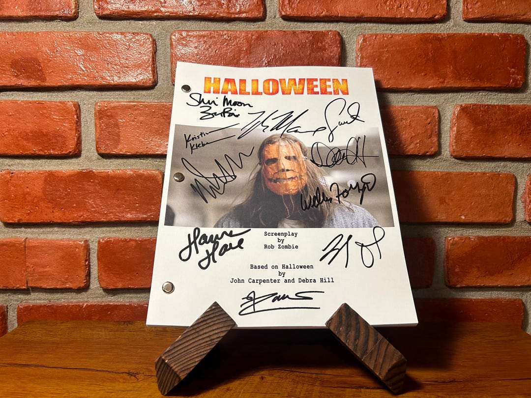 Halloween 2007 Autographed Signed Reprint Script | Michael Myers, Dr ...