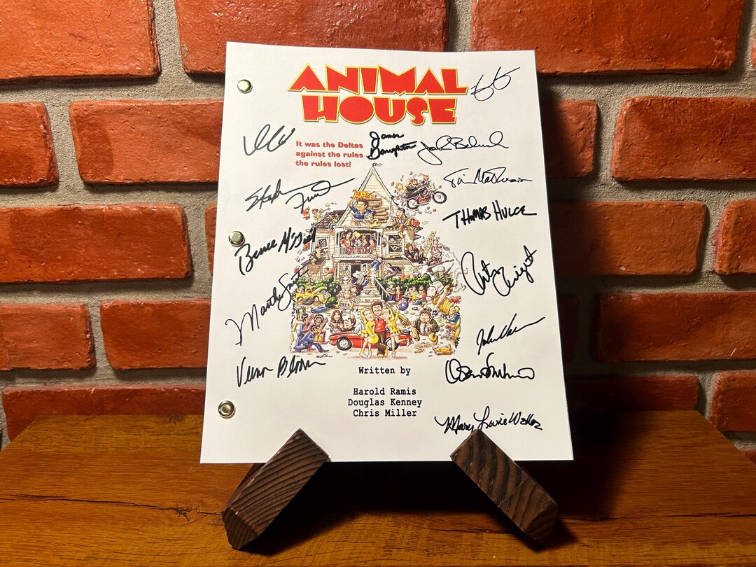 Animal House Movie Autographed Signed Script Full Screenplay Cast ...