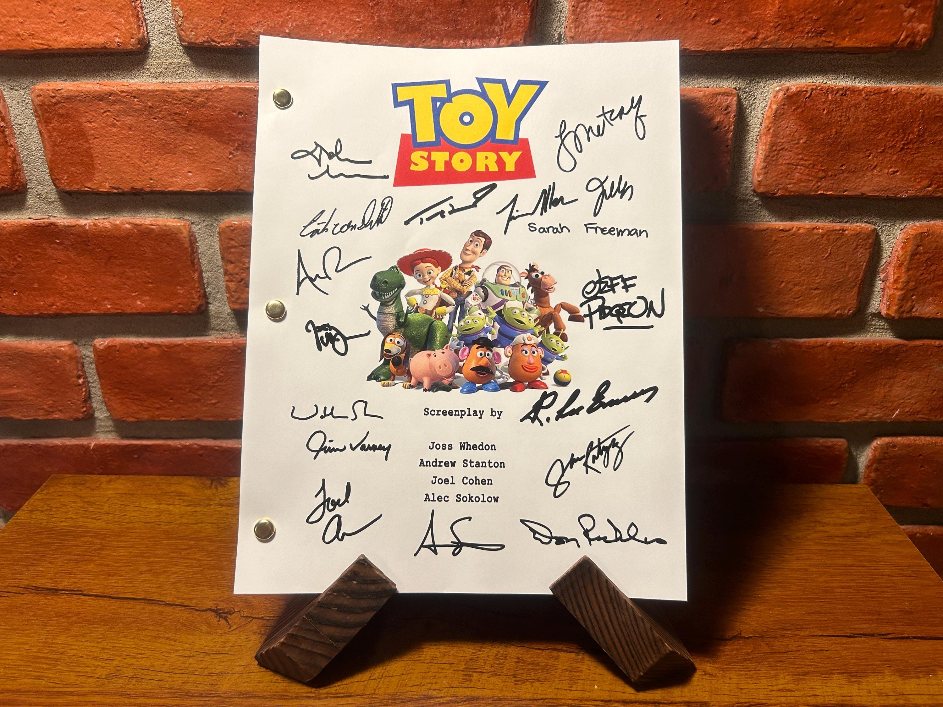 Toy Story Signed Autographed Script Full Screenplay Full Script Reprint ...