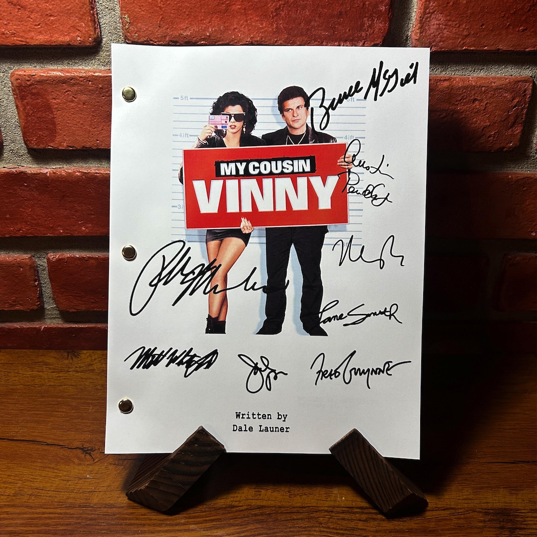 My Cousin Vinny Signed Autographed Script Full Screenplay Full Script ...