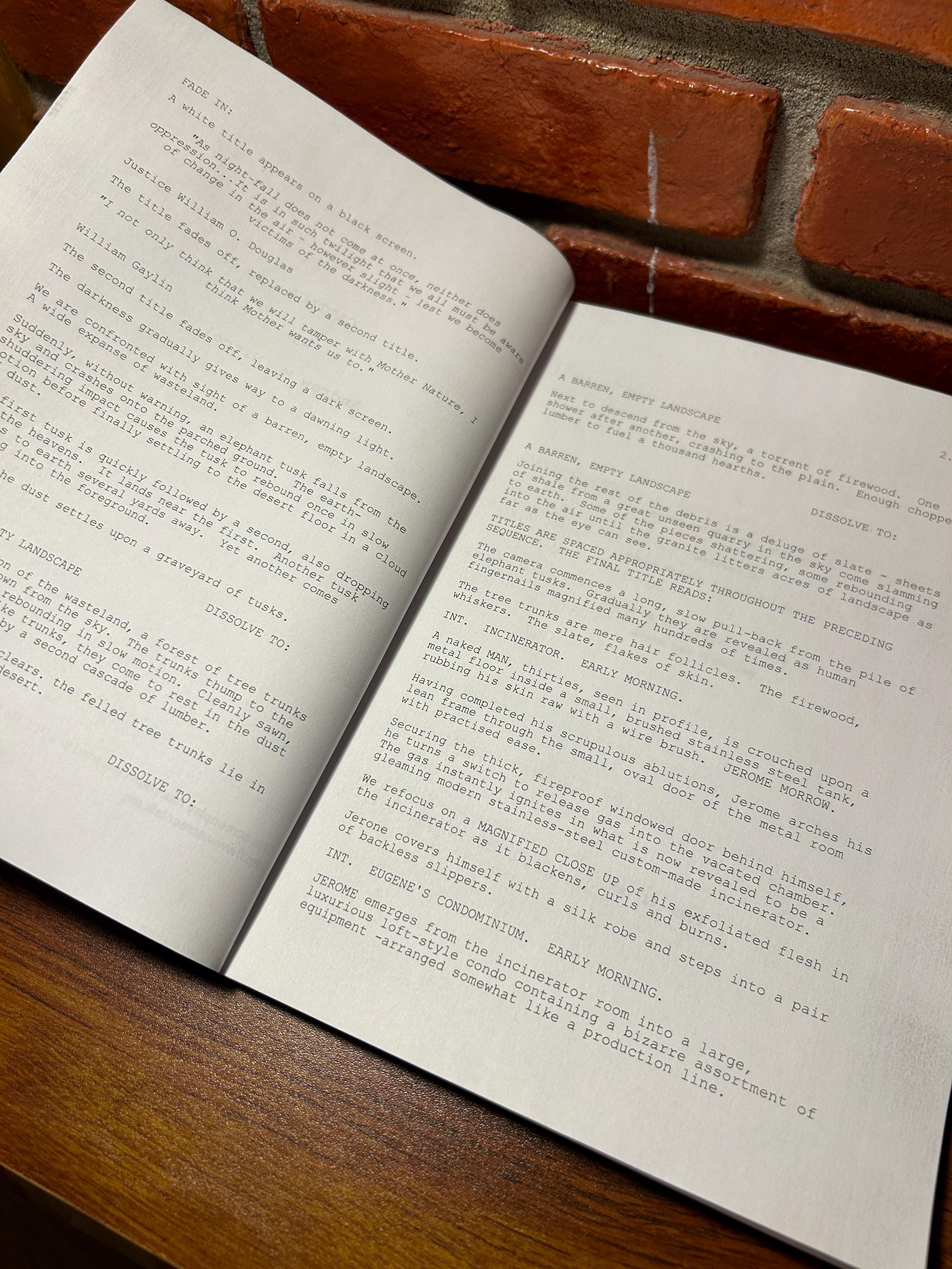 Gattaca Signed Autographed Script Full Screenplay Full Script Reprint ...