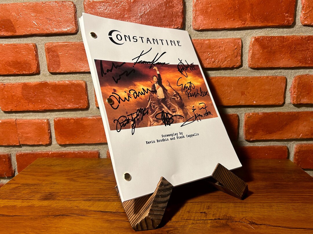 Constantine Signed Autographed Script Pilot Episode Full Screenplay ...