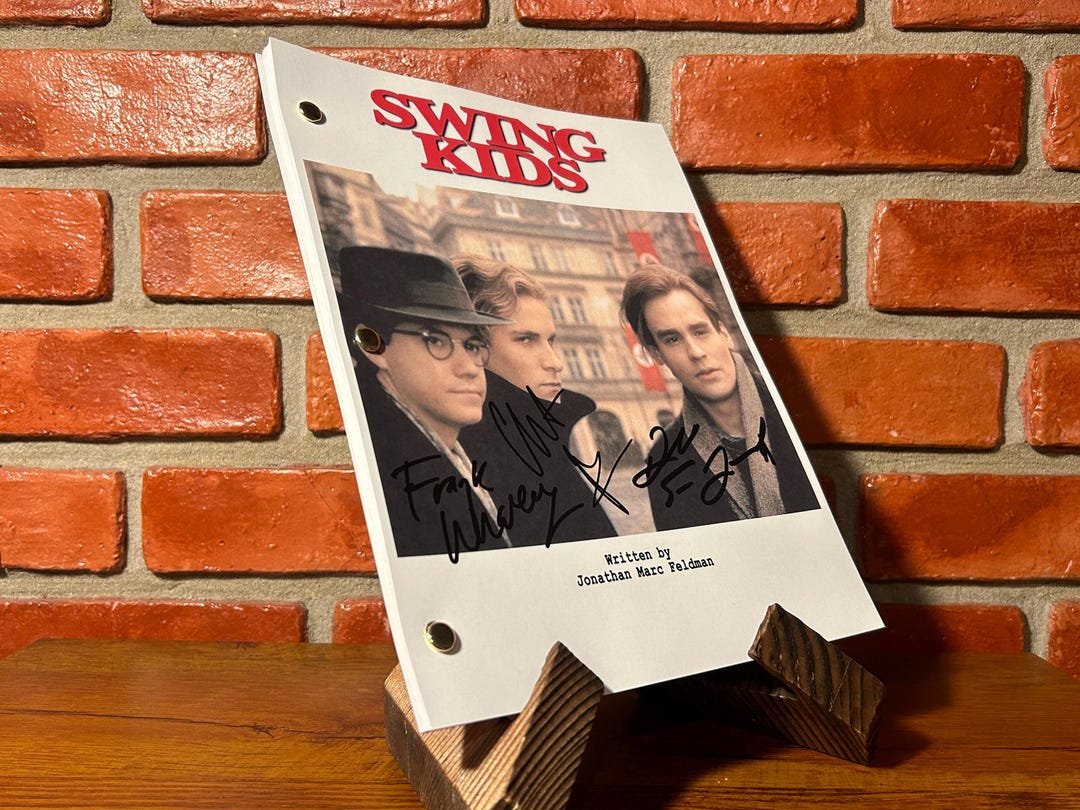 Swing Kids Movie Autographed Signed Script Full Screenplay Reprint ...