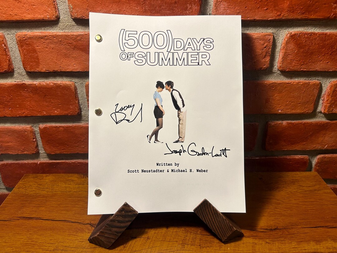 500 Days of Summer Signed Autographed Script Full Screenplay Full ...