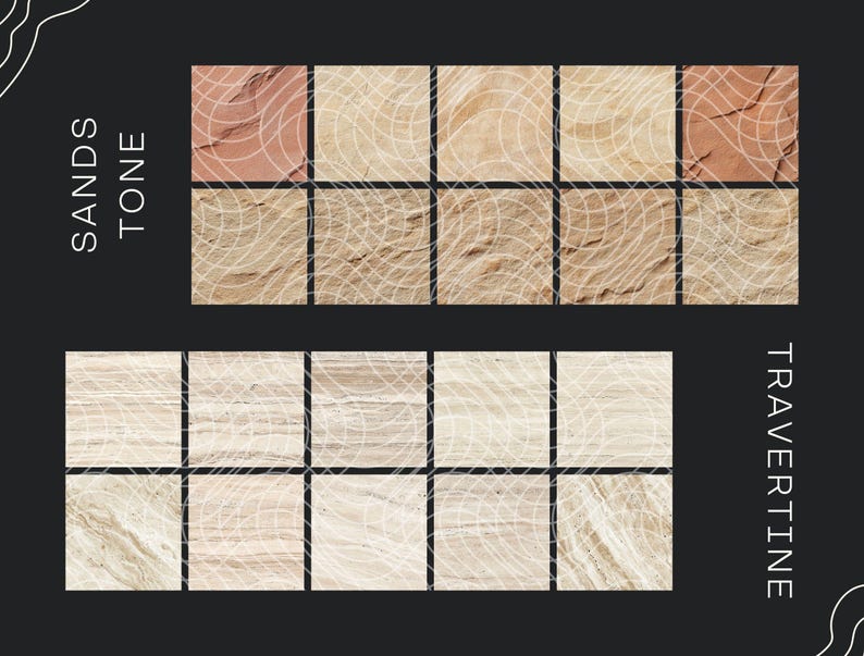 Rock Grain Texture Seamless Patterns, 100 JPG, Geology Stone ...
