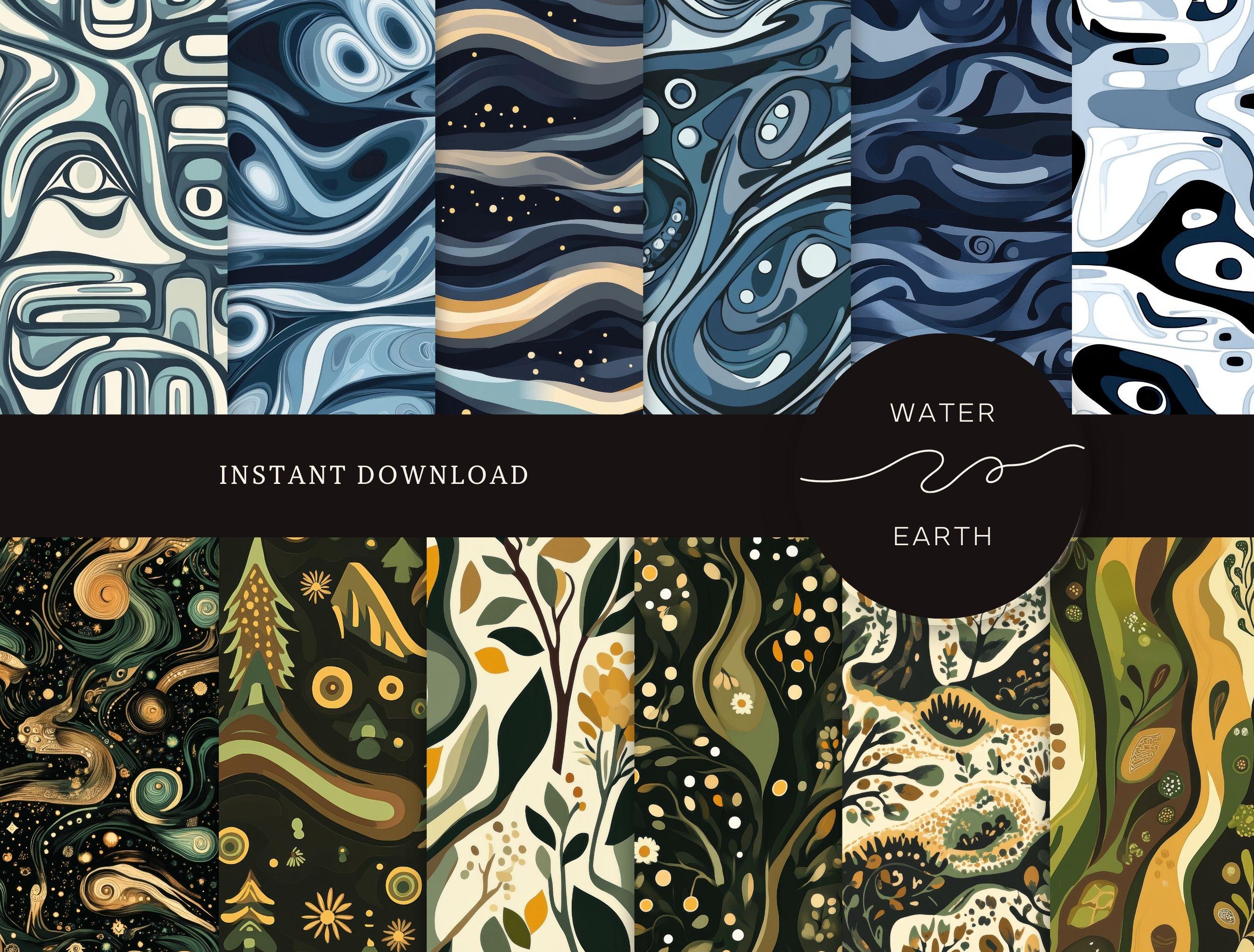 Canadian Indigenous Ethnic Style Seamless Patterns, 150 JPG, First ...