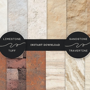 Rock Grain Texture Seamless Patterns, 100 JPG, Geology Stone ...