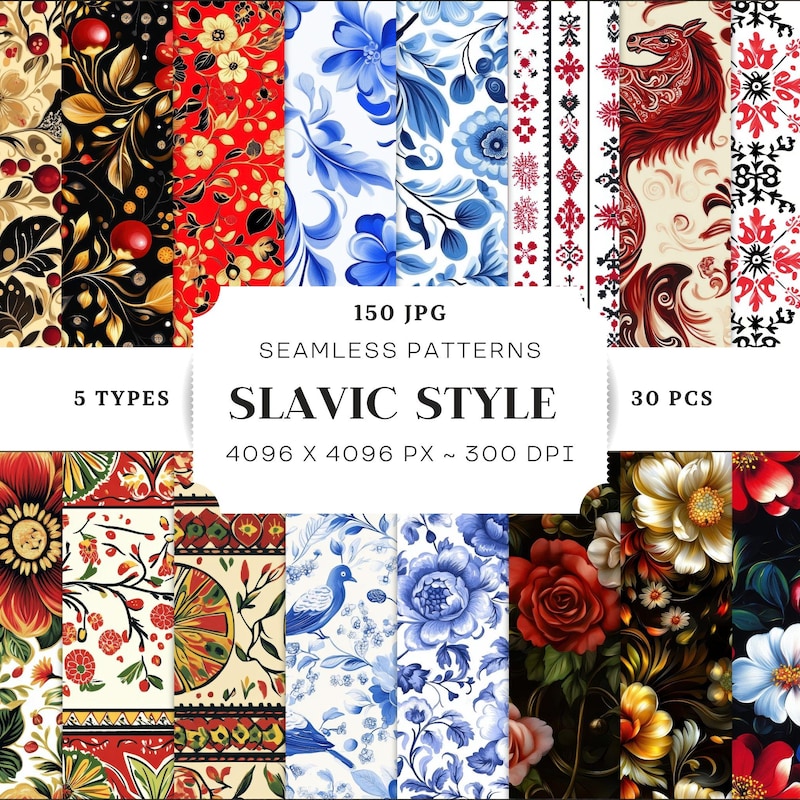 Slavic Art Patterns - Etsy