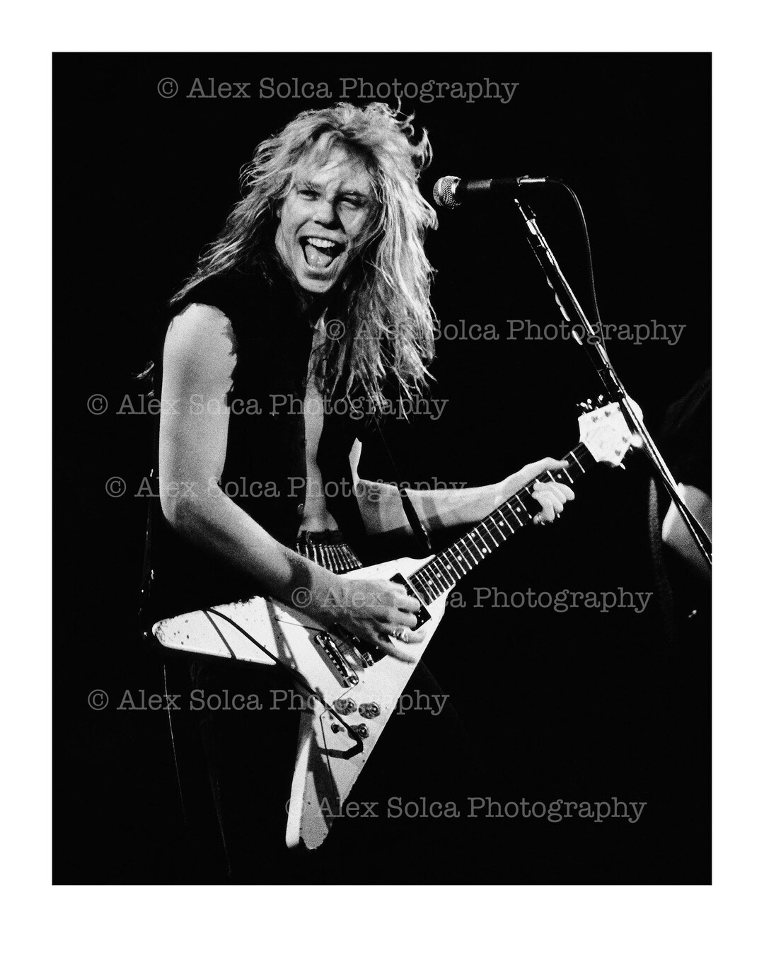 James Hetfield (metallica) Photo Print, Wall Art, Signed by ...