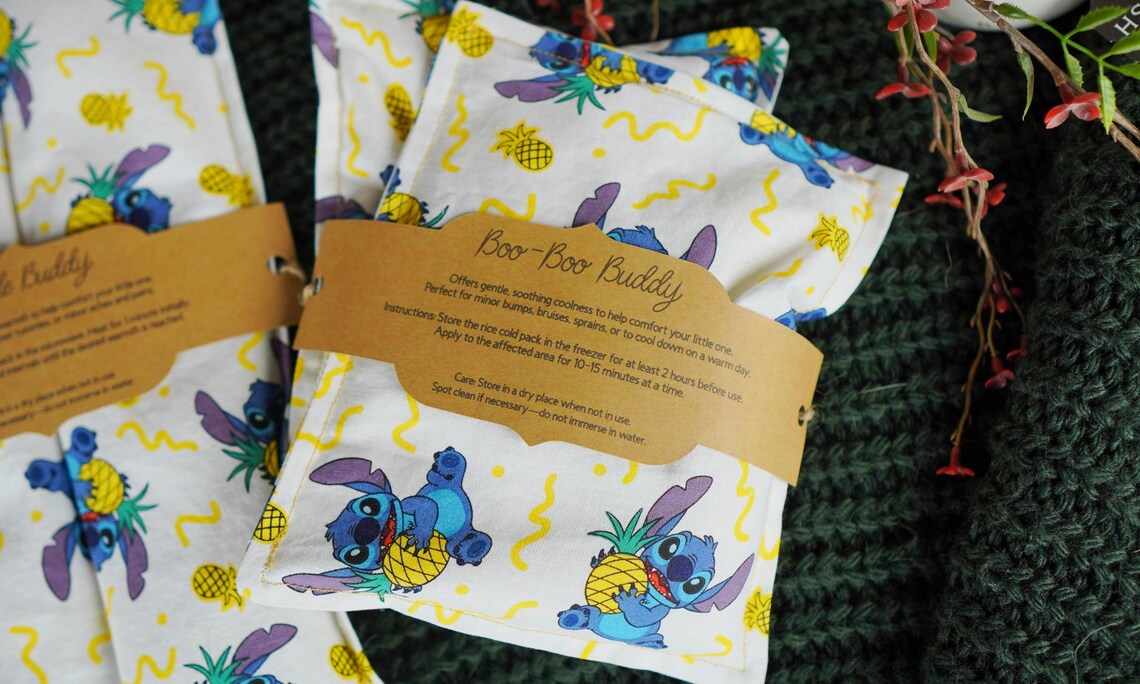 Stitch Heating Pad Set – Cuddle Buddy and Boo Boo Buddy – Kids Hot Pack ...