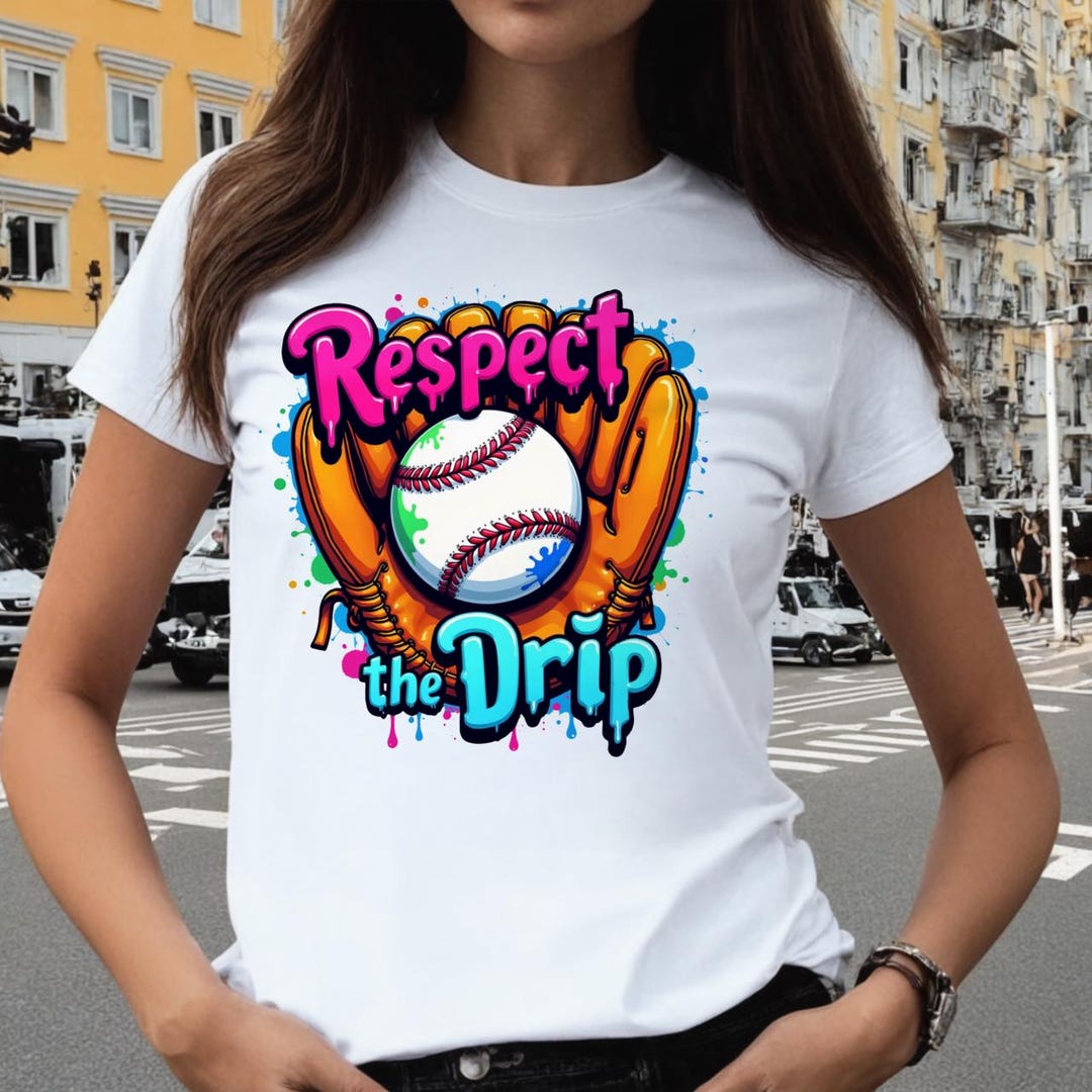 Baseball Drip Png, Retro Game Day Design Png, Ice Cream Drip Mama Png ...