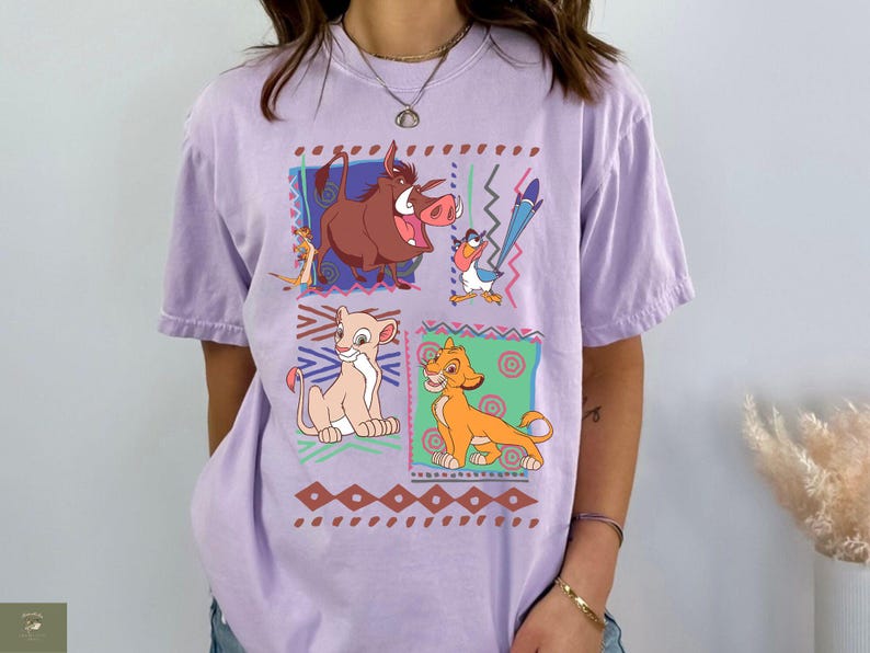 Retro Lion King Simba & Timon PNG: 90s Hakuna Matata Design (digital ...