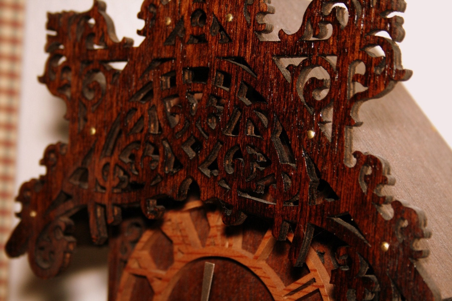 Handmade Clock With Pendulum- Intricate Detail - Etsy