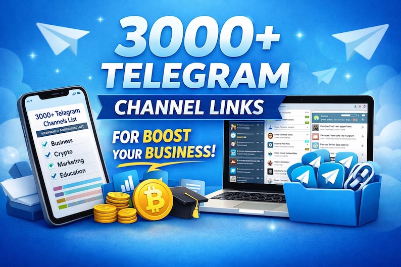 3000+ Verified Telegram Channels to Promote Business (boost Your ...