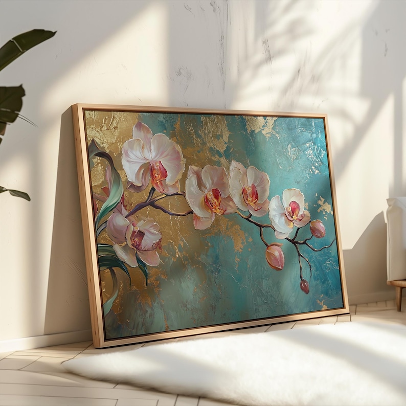 Orchid Painting Print Wall Art | Botanical Wall Decor | Floral Wall Art ...
