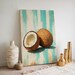 Coconut Painting Print | Coconut Wall Art | Tropical Wall Decor ...