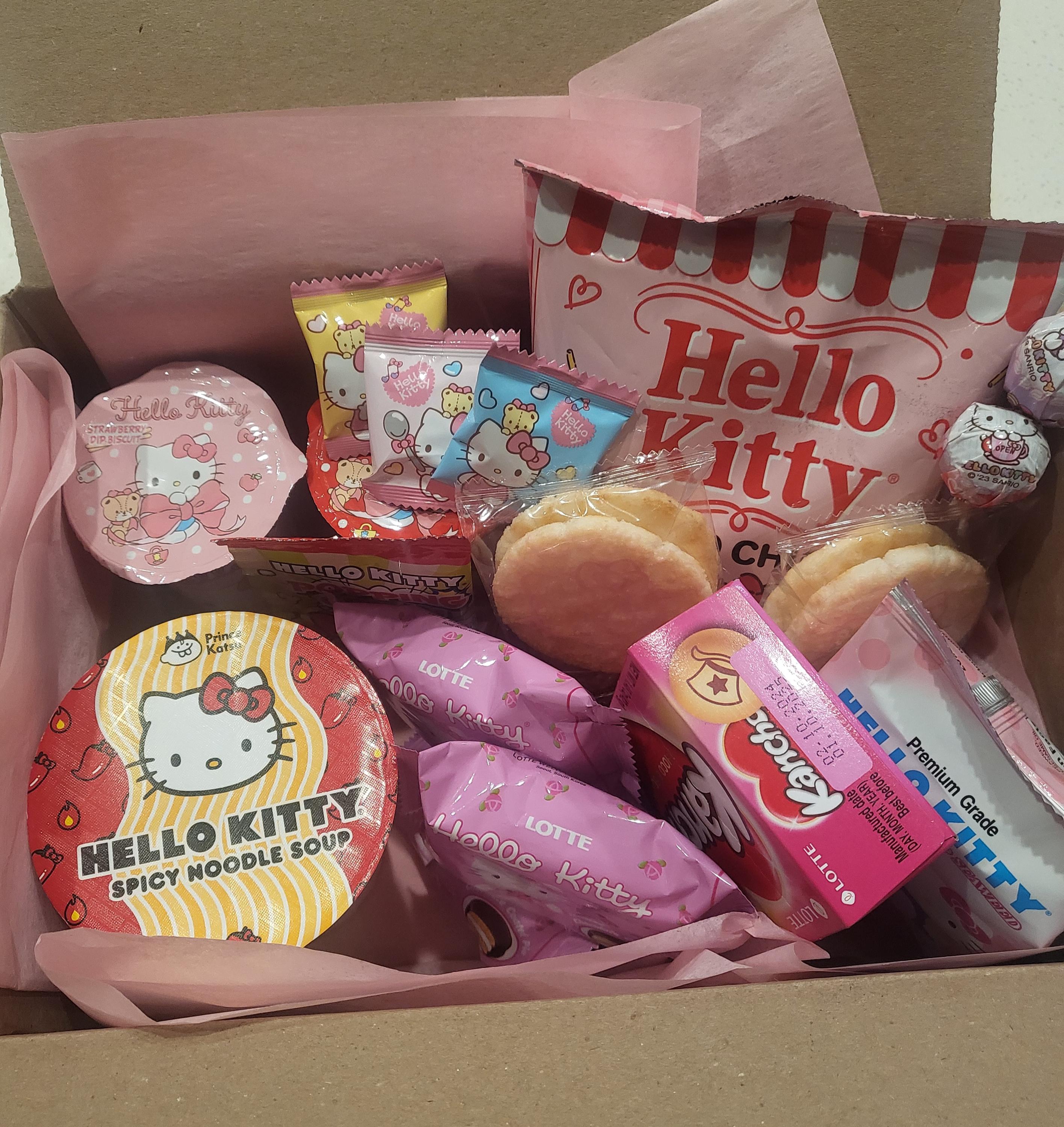 Hello Kitty Snack Box, Pink Snack Box Gift, Girls Birthday Gift, Gift ...