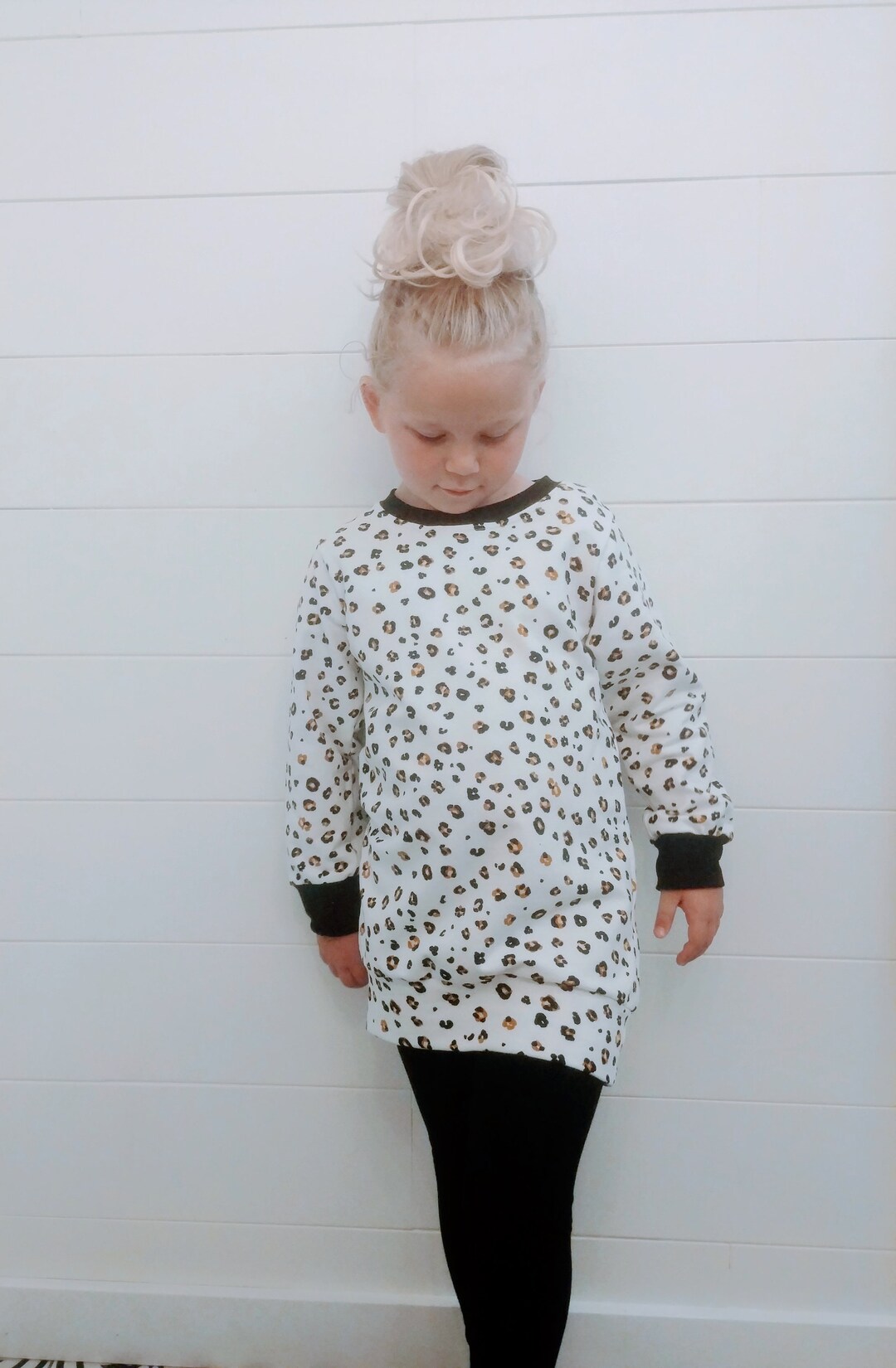 Girls Knit Sweater Dress, Organic Cotton Toddler Girls Long Sleeve ...