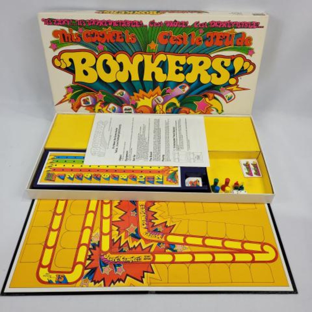 Vintage Bonkers Board Game Parkers Brothers 1978 ,complete - Etsy