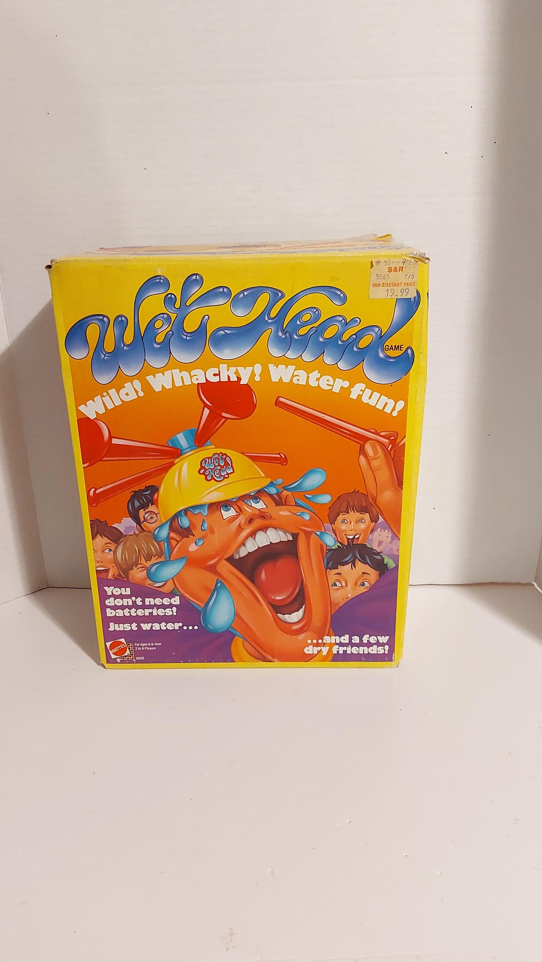Vintage Wet Head Wild Wacky Water Game, Made by Mattel ,1987 Complete ...