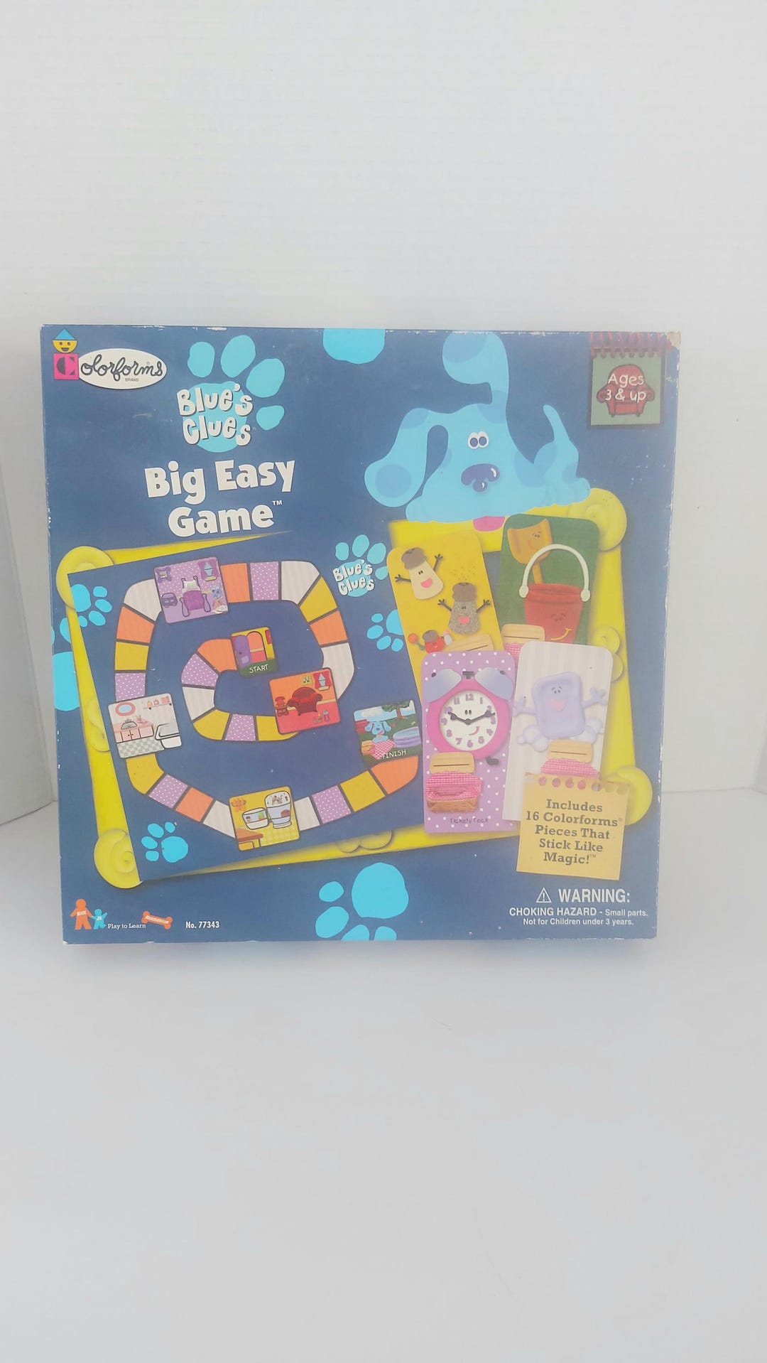 Vintage Rare Blues Clues Big Easy Game by Colorforms,1998, Complete ...