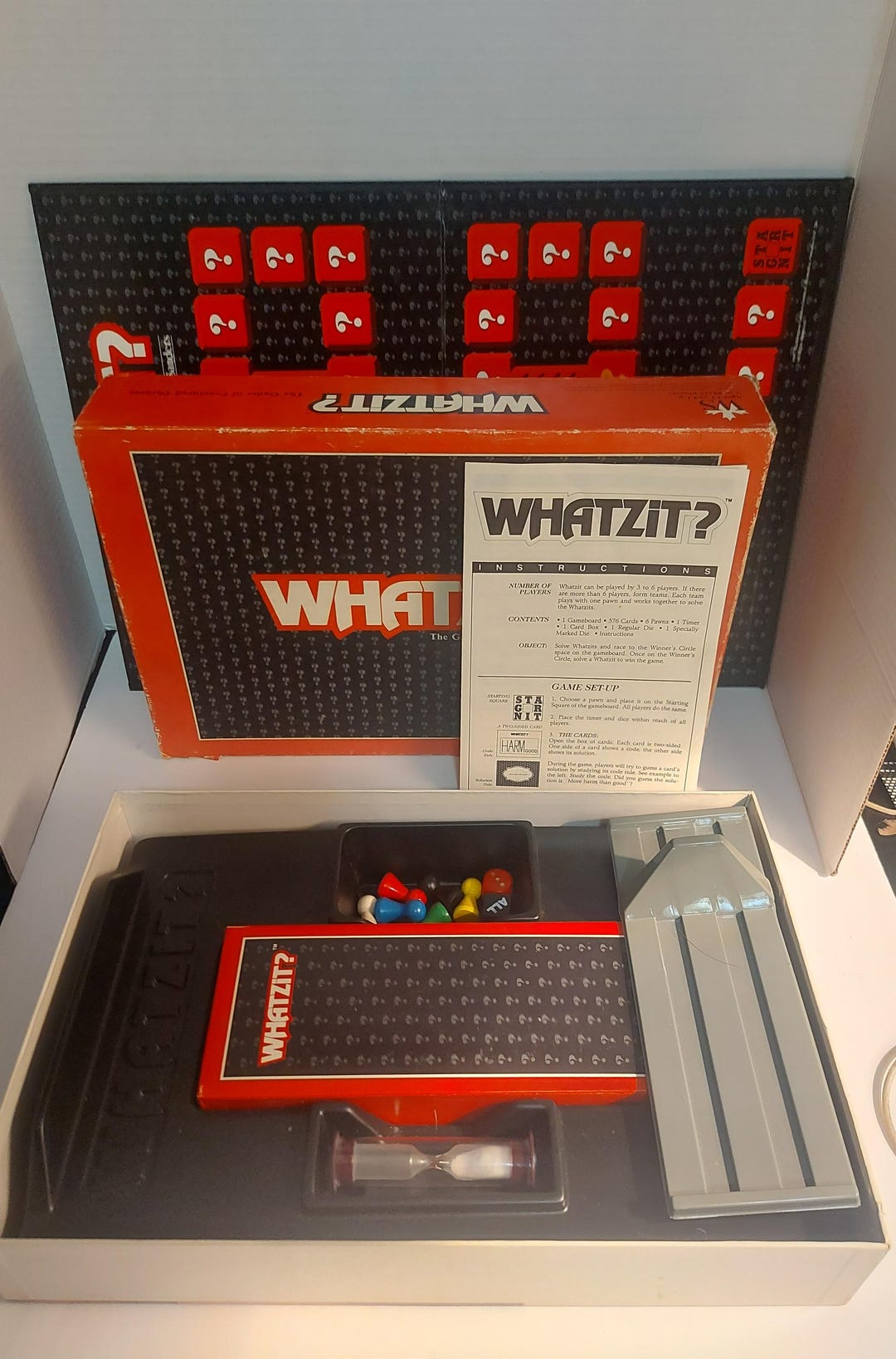 Vintage Milton Bradley Whatzit Board Game , 1987, Complete - Etsy