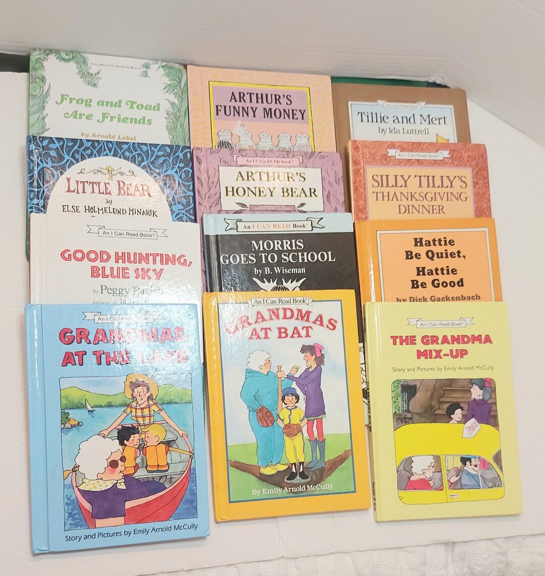 Vintage Lot of 12 I Can Read Weekly Reader Books,hc, 1980's, Great ...
