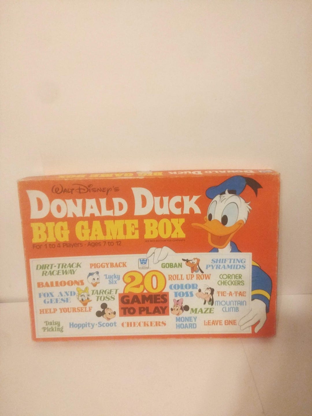 Vintage Donald Duck Big Game Box ,by Whitman,1979 - Etsy