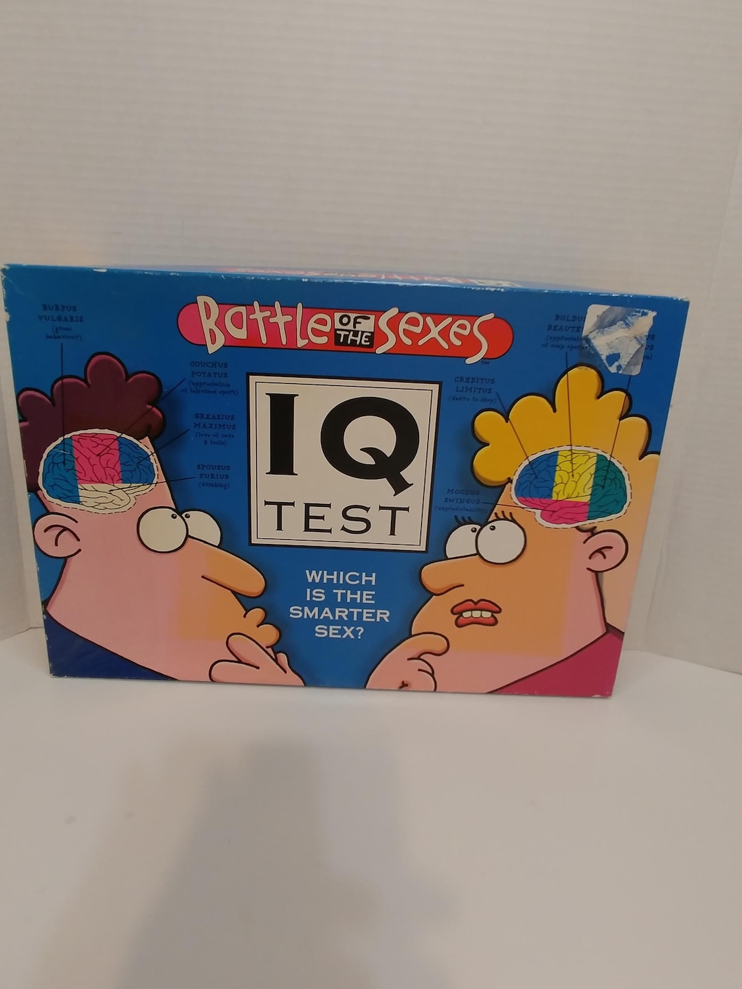 Vintage Battle of the Sexes IQ Test Board Game 2003 Imagination ...