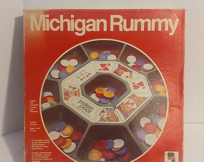 Vintage Michigan Rummy Board Game,by Pressman ,1997, Complete - Etsy
