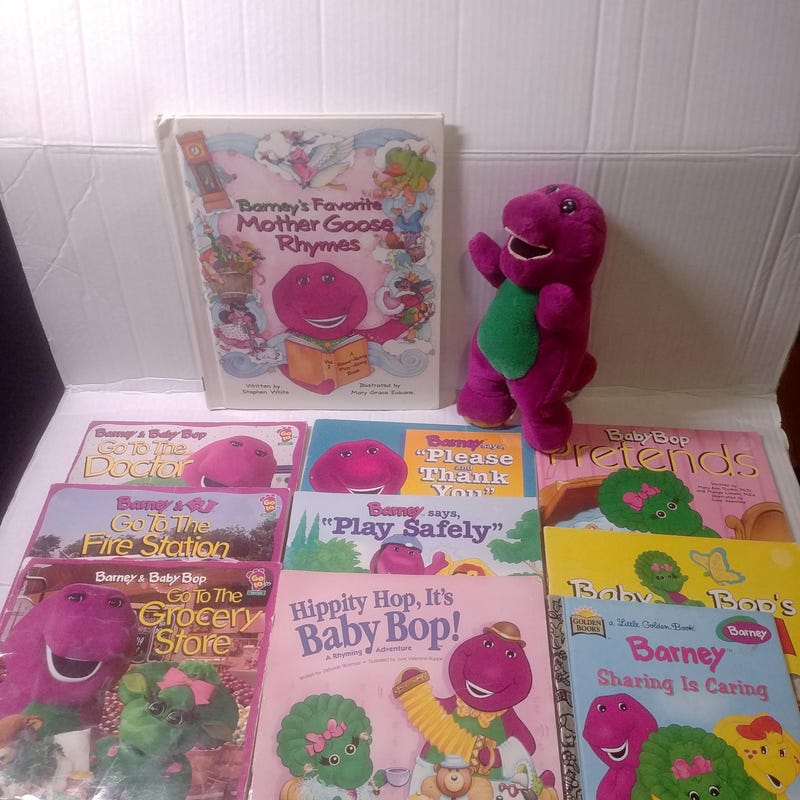 Barney Book - Etsy