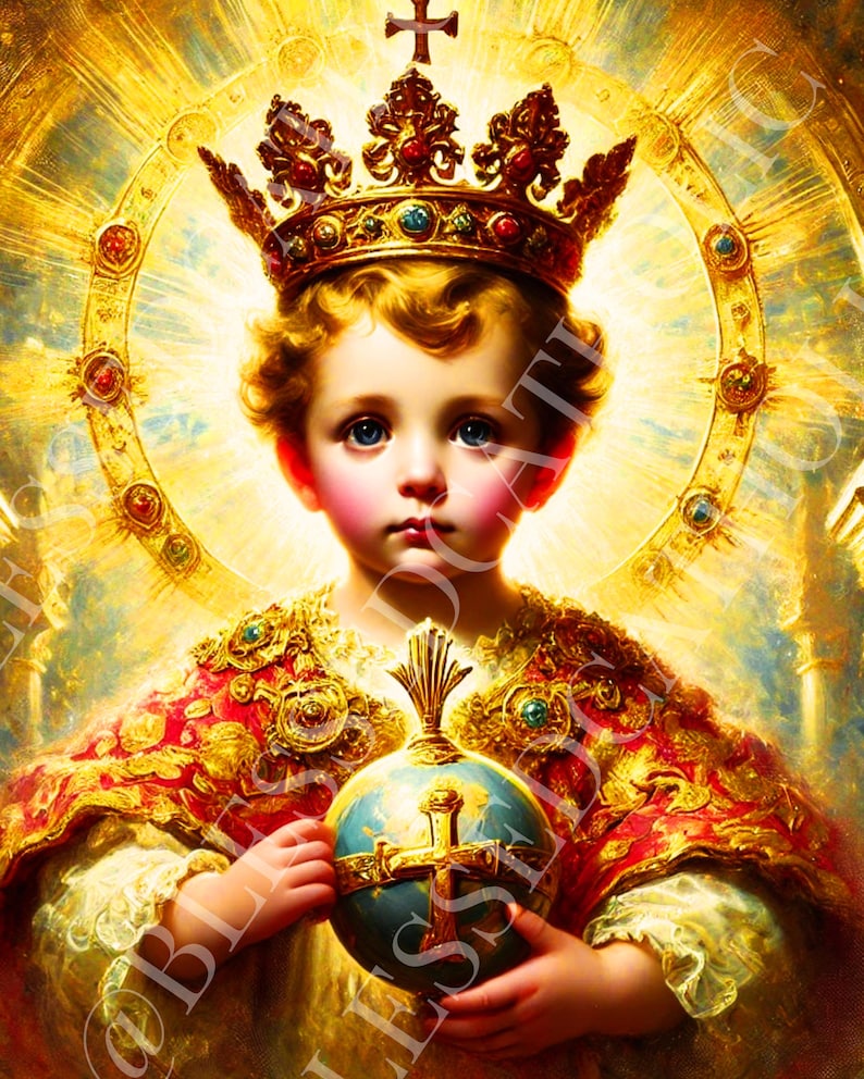 Infant Jesus of Prague Art: Catholic Digital Image Bundle (digital ...