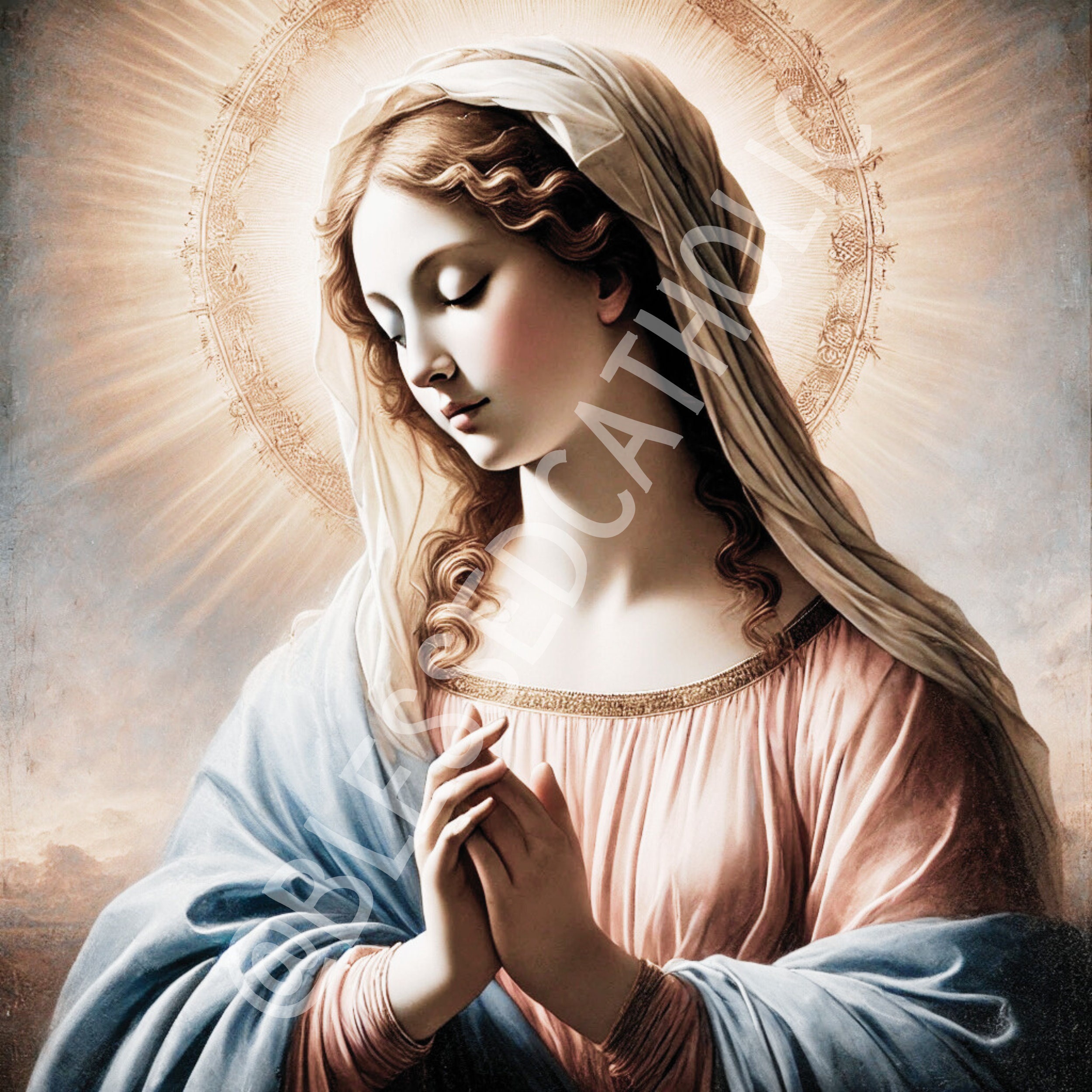 Virgin Mary Art Bundle: Catholic Home Decor (digital Download) - Etsy