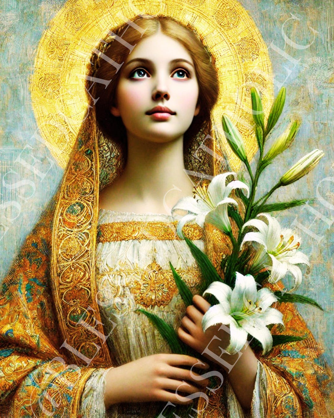 Saint Maria Goretti Art: Catholic Patron Saint Image (digital Download ...