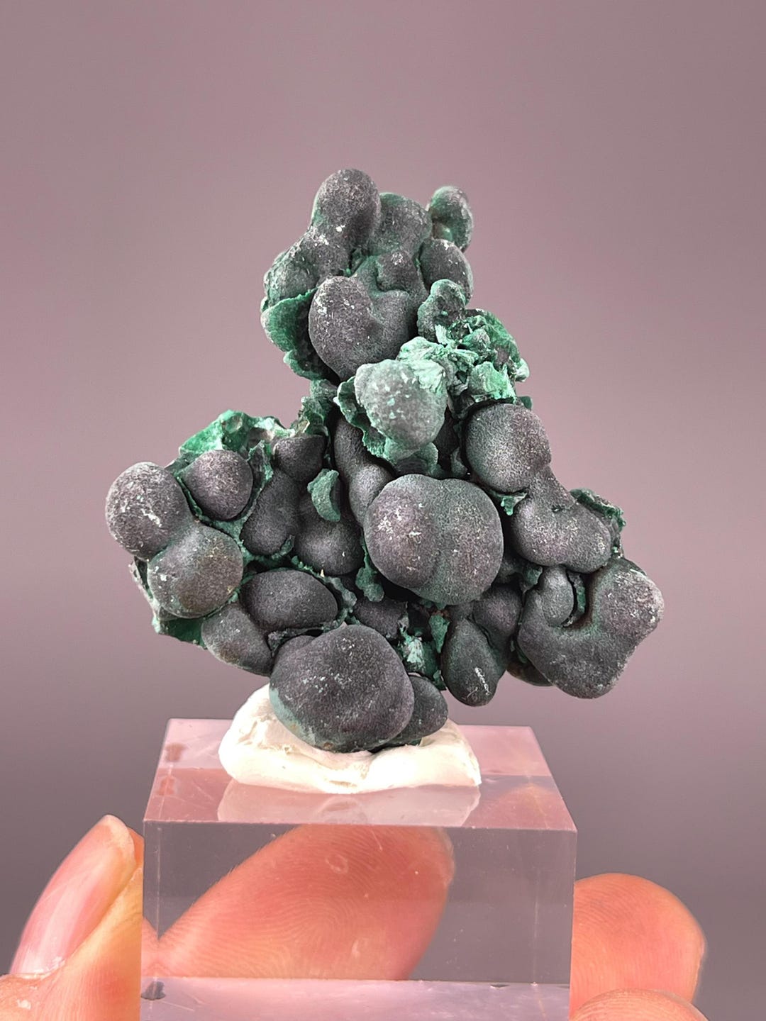 Rare Botryoidal Malachite Specimen: Raw Green Mineral Crystal From ...