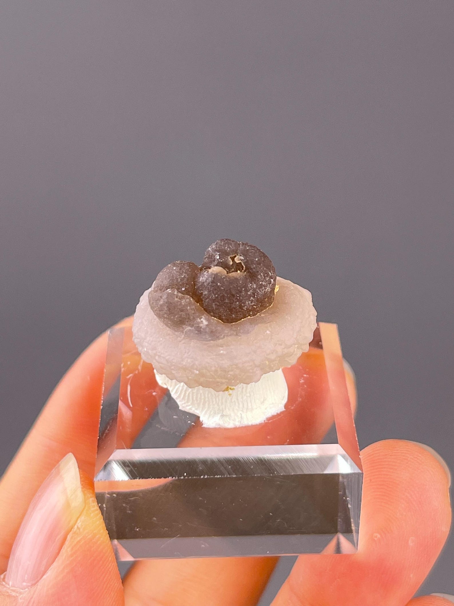 Panda Calcite Crystal - Botryoidal Formation - China - Rare Mineral ...