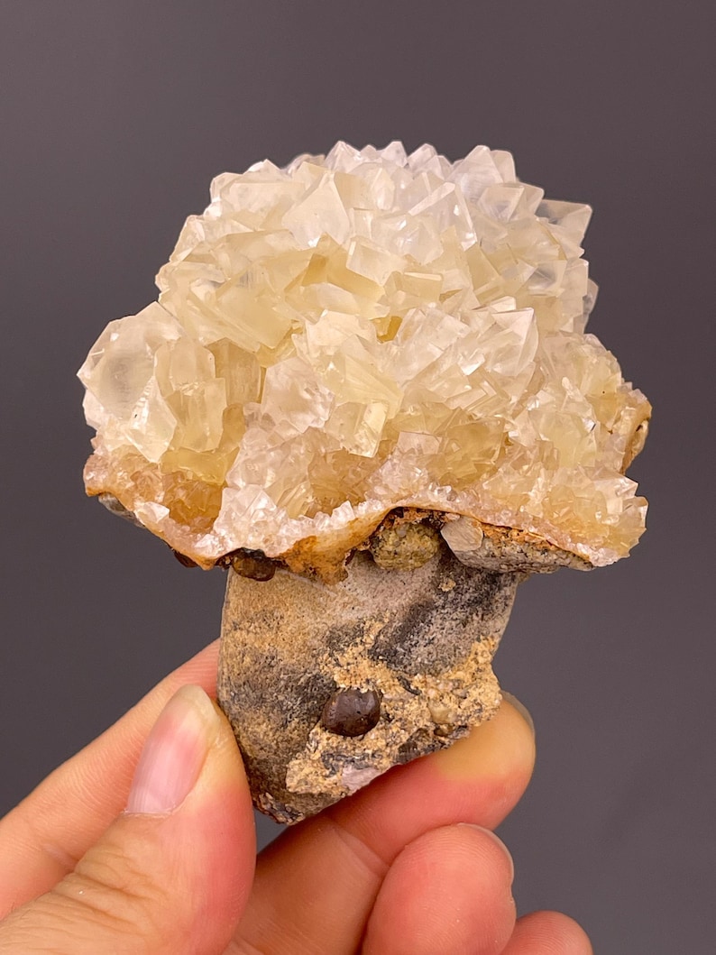 Gypsum Flower Mineral Specimen - Crystalline Formation - Daye Mine ...