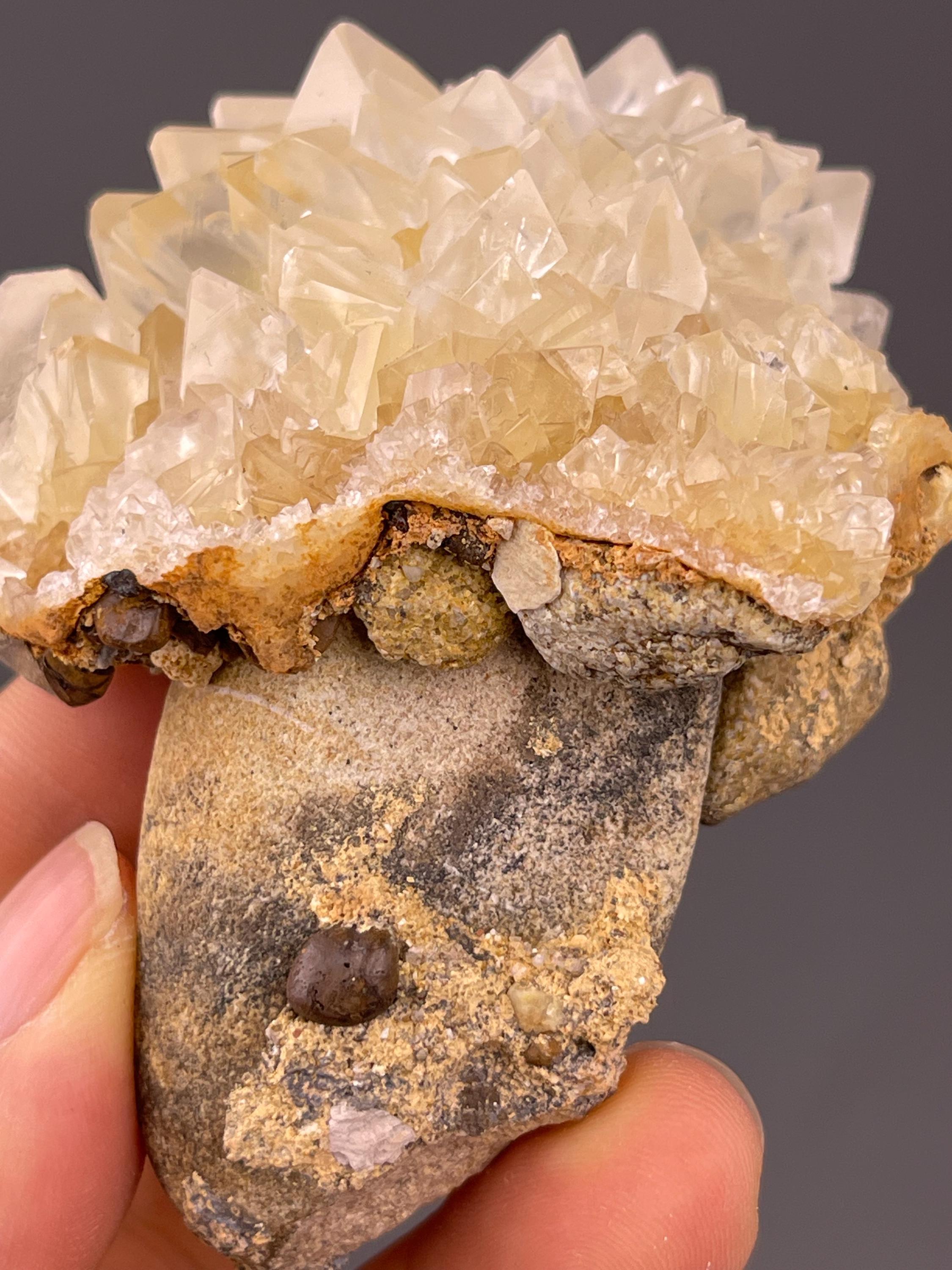 Gypsum Flower Mineral Specimen - Crystalline Formation - Daye Mine ...