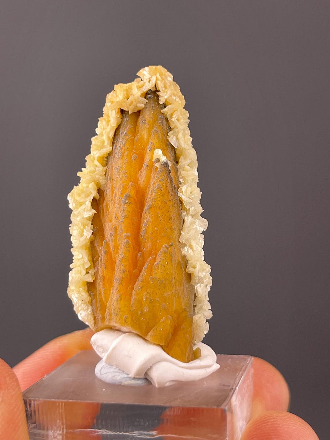 Rare Mango Calcite Crystal Cluster From Chenzhou, China - Natural ...