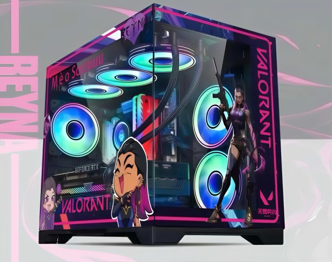 Pre Order Valorant Reyna Matx Tower Custom Gaming Pc Case/computer Case ...