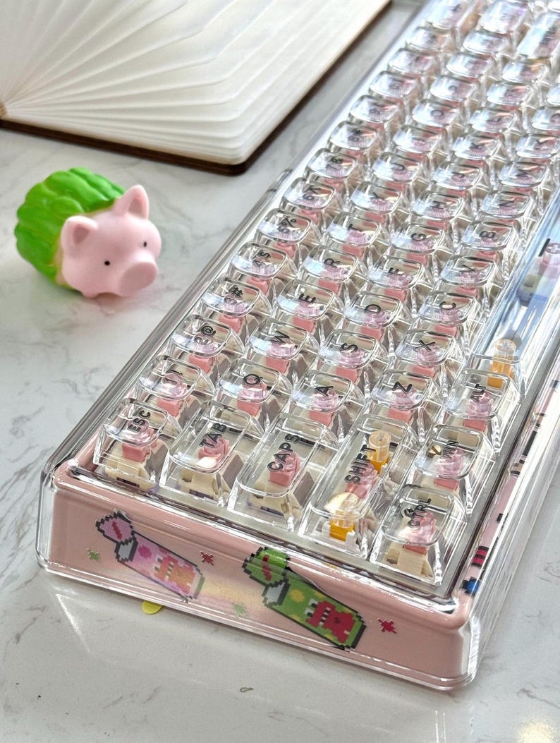 Custom Kawaii Keyboard/ Anime Mechanical Keyboard/compatible With a ...