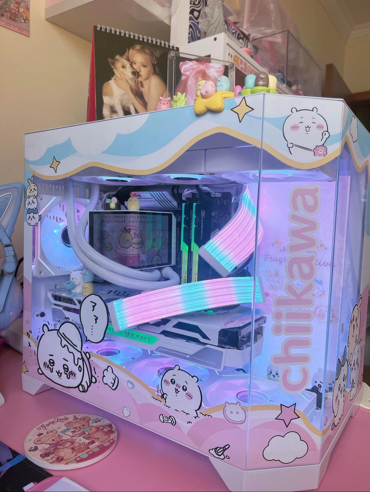 Pre Order Kawaii Matx Tower Custom Gaming Pc Case/computer Case ...