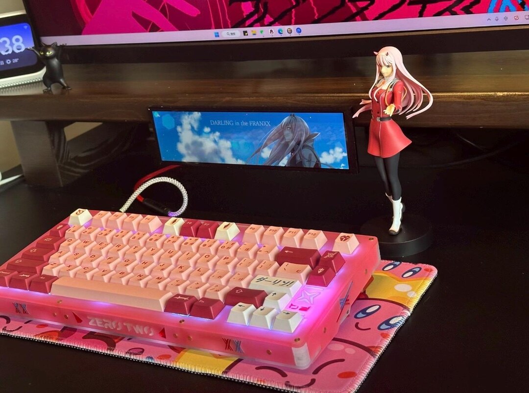 Darling 75 Keyboard Inspired by Zero Two Themed - Etsy