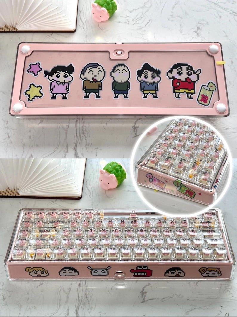 Custom Kawaii Keyboard/ Anime Mechanical Keyboard/compatible With a ...
