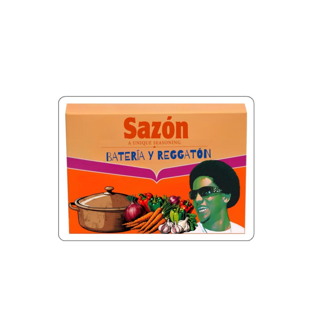 Puerto Rico Pride Die-cut Stickers, Reggaeton Gift, Sazon, Bateria Y ...