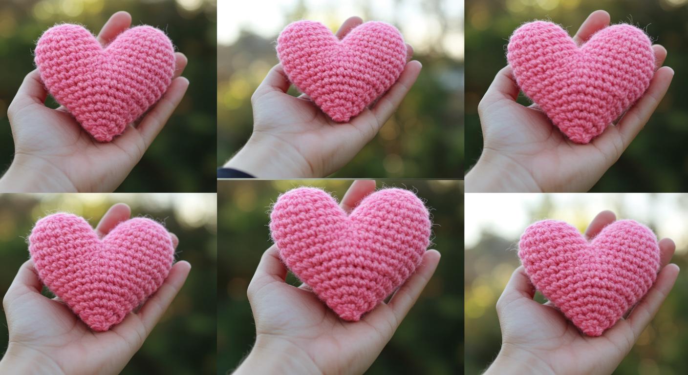Knitting Pattern of a Stuffed Heart 3D - Etsy